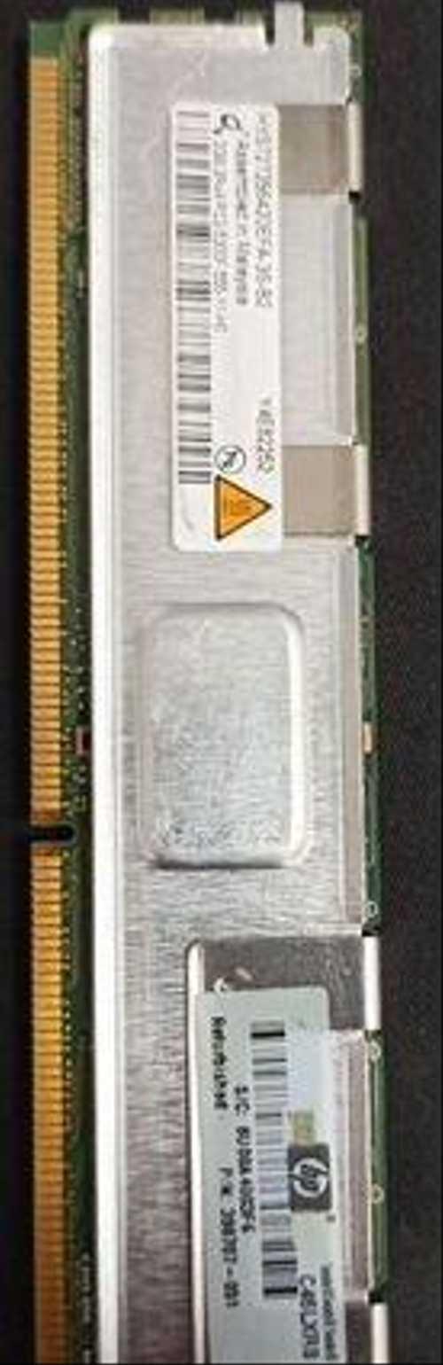 Озу RAM 2gbddr2 FBDimm HP2Px4 PC2-5300F серверная