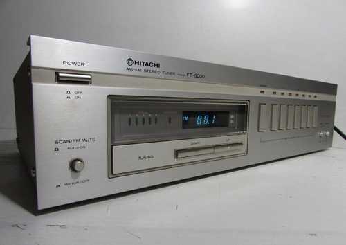 Hitachi FT-5000 Японский Стерео Тюнер 1981г