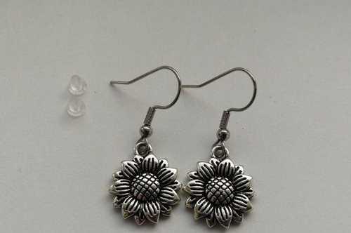 Сережки подсолнухи