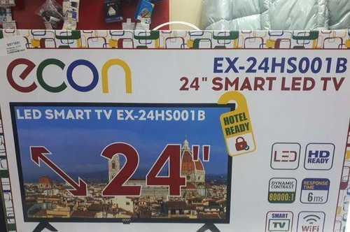 Телевизор Econ EX-24HS001B Новый