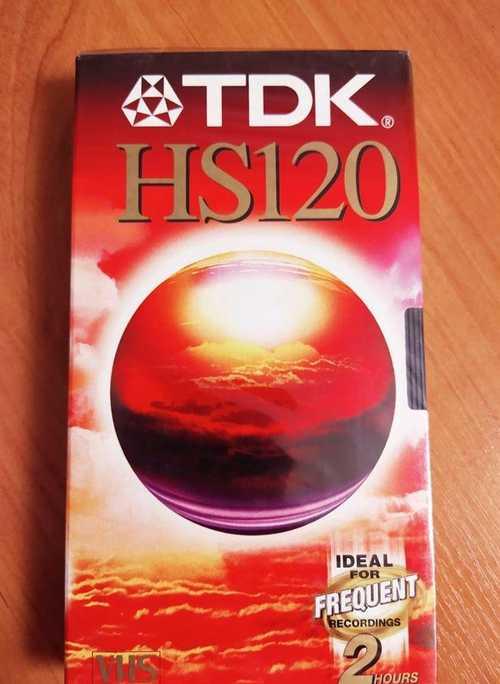 Видео кассета VHS TDK HS120