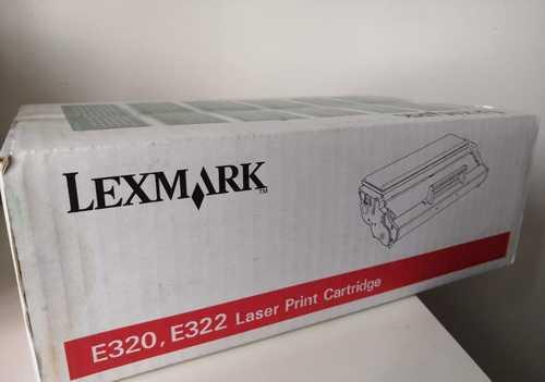 Картридж оригинальный lexmark e320