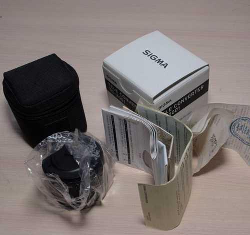 Телеконвертер Sigma tс-2001 для Canon