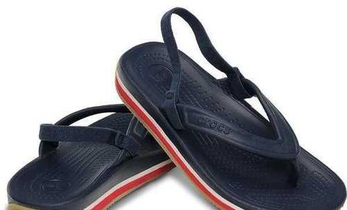 Сланцы вьетнамки пантолеты Crocs Retro Flip-Flop