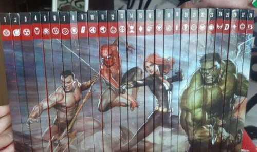 Комиксы официальная коллекция Marvel hachette 1-28