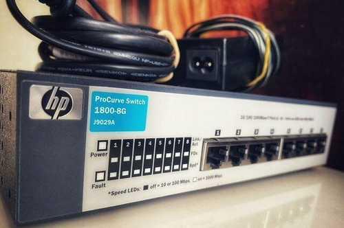 Коммутатор HP ProCurve Switch 1800-8G