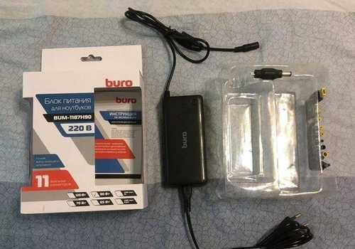 Адаптер питания buro BUM-1187H90, 90Вт, черный