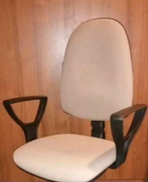 Офисное кресло brabix prestige,цвет бежевый,новый