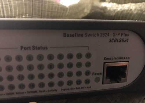 Коммутатор 3COM Baseline Switch 2924-SFP Plus