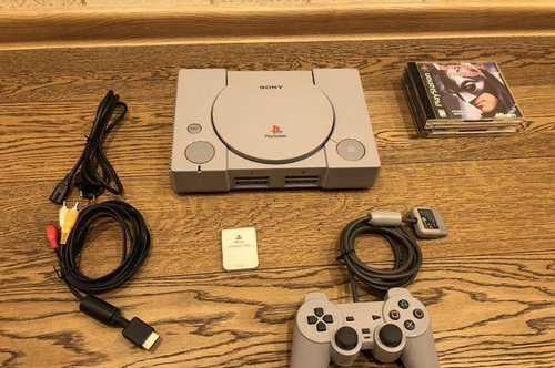 Sony Playstation 1 PS1 Fat scph-5502 чипованная