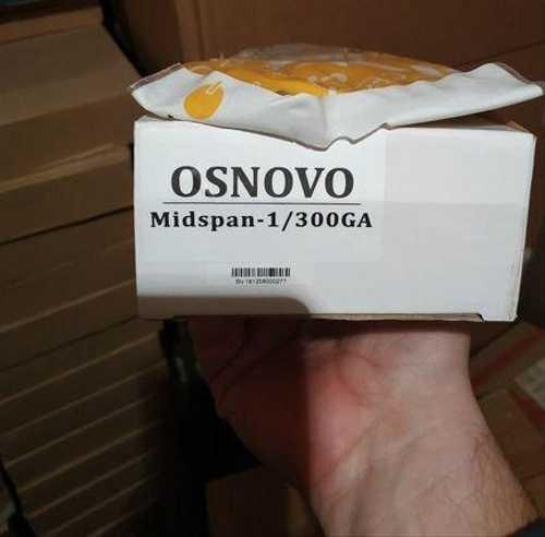 PoE инжектор Osnovo (Midspan-1/300GA) новые, много