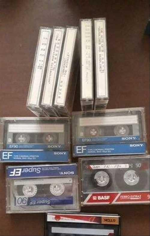 Аудиокассеты Sony EF90 с записью