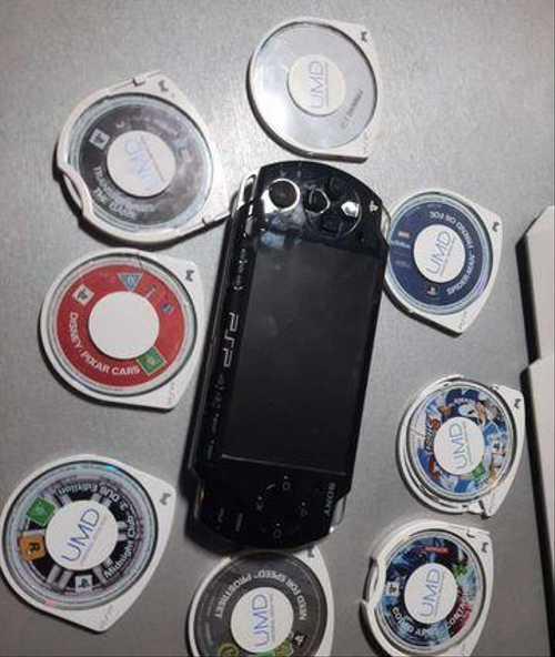 Sony PSP 2008 (с 8 дисками) Комплект