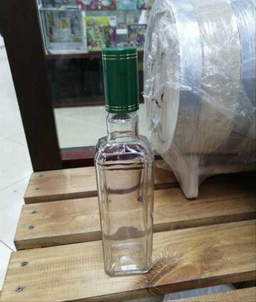 Бутылка гуала штоф с колпачком, 0,5 литра