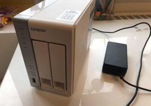 Qnap ts220 nas сетевое хранилище 2Тб в зеркале