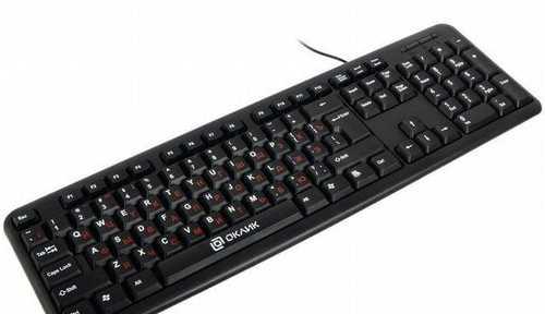 Новая клавиатура Oklick 90M USB черная