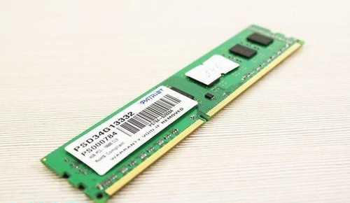 Оперативная память DDR3 4 GB 1333 MHz (PSD34G1333)