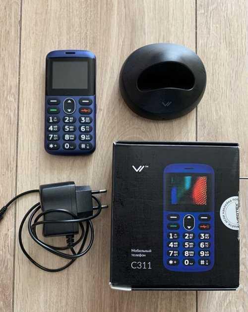 Телефон Vertex C311 (бабушкофон)