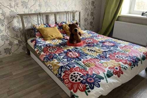 Кровать IKEA Рикене+матрас