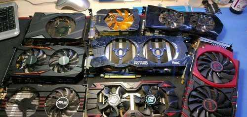 GTX1660S GTX1050Ti GTX960 RX460 GTX660 HD7950