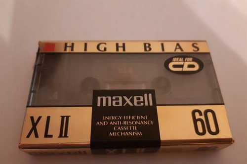 Новая Maxell XL 2 60 аудиокассета