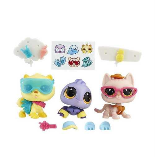 Littlest Pet Shop набор на гавайском пляже