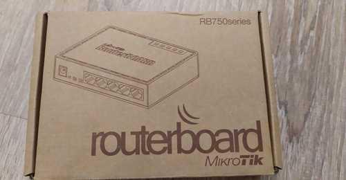 Роутер mikrotik rb-750gl