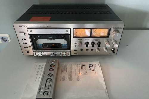 Кассетная дека elcaset Sony EL-7, 220 вольт