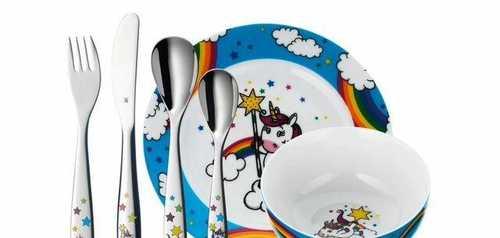 Набор детской посуды WMF Unicorn 6 предметов