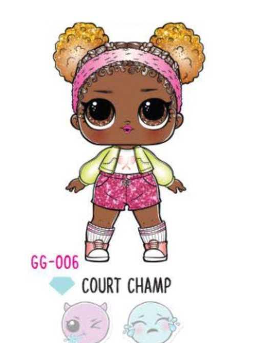 Теннисистка лол Cort Champ Glam glitter оригинал