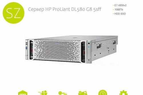 Сервер HP DL580 GEN8 5sff (1088Тb) ж/д900Gb