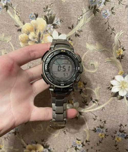 Casio protrek prg 240t-7e титан