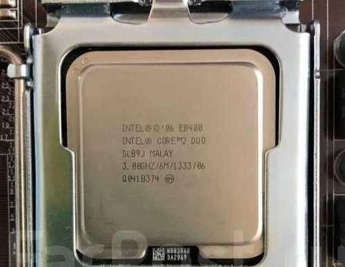 Процессор DualCore Intel Core 2 Duo E8400, 3000 MH