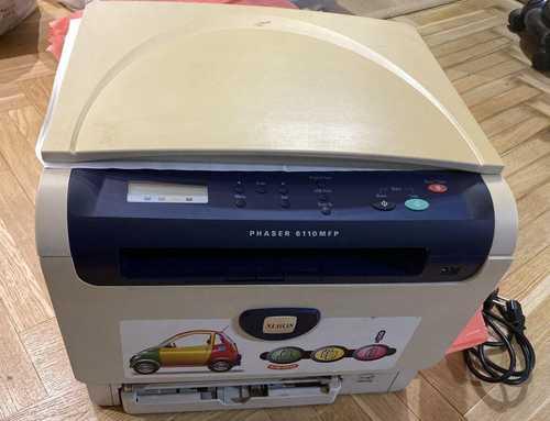 Мфу xerox phaser 6110 MFP цветной со сканером