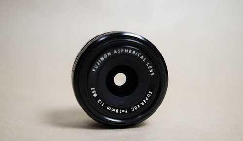Fujifilm XF 18mm f/2