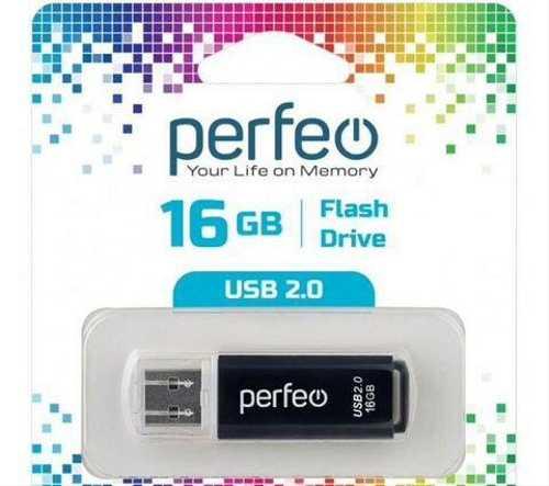 Флешка USB 16Gb Perfeo C13 Black