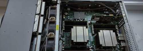 Сервер SuperMicro 2U, Intel E5-2687W,128 Gb, 6 HDD