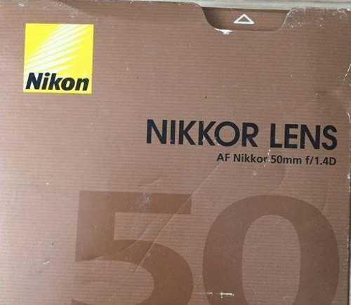 Nikon AF Nikkor 50mm f/1.4D Новый