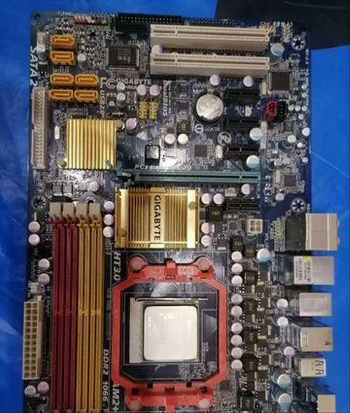 Материнская плата AM2+ с процессором Athlon 64 X2