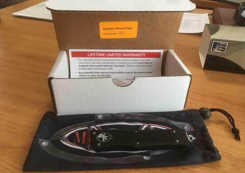 Нож Microtech Troodon D/E Black Standard 138-1