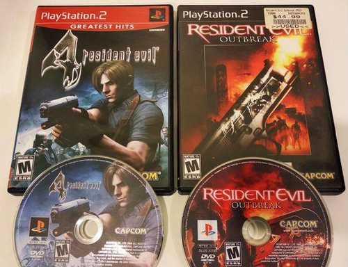 Resident Evil 4, Outbreak, Playstation 2 Лицензия
