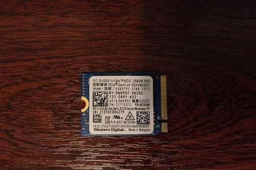 NVMe SSD M.2 Western Digital 256 Гб (Новый)