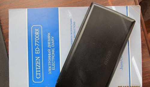 Citizen ED-7700RX электронная записная книжка