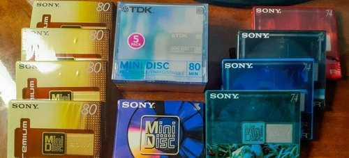 Мини диск Mini disk (MD) Sony TDK 74 80 минут
