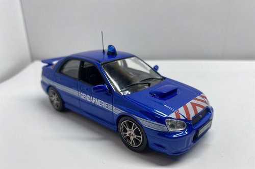 Модель subaru полиция мира 1:43 (new)
