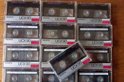 Аудиокассеты Sony UCX 90 made in Japan