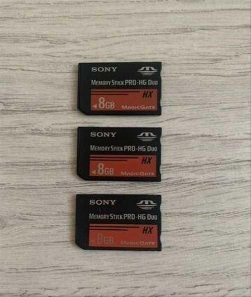Sony флешка Memory stick pro duo 8 GB