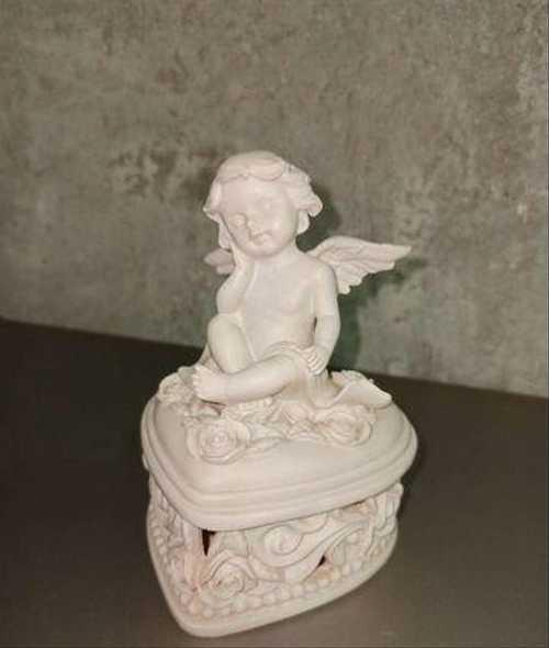 Шкатулка ангелок керамический из Германии