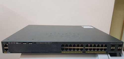 Cisco WS-C2960X-24PS-L + stack poe коммутатор L2