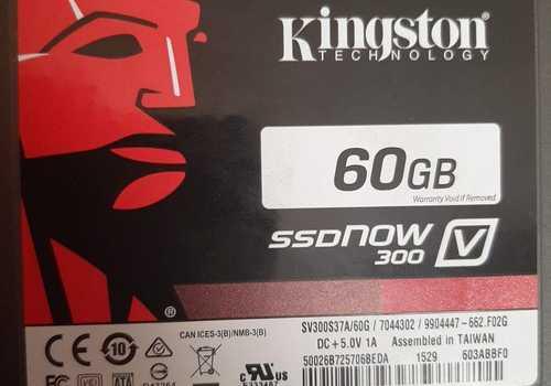 Kingston ssd NOW 300v 60GB